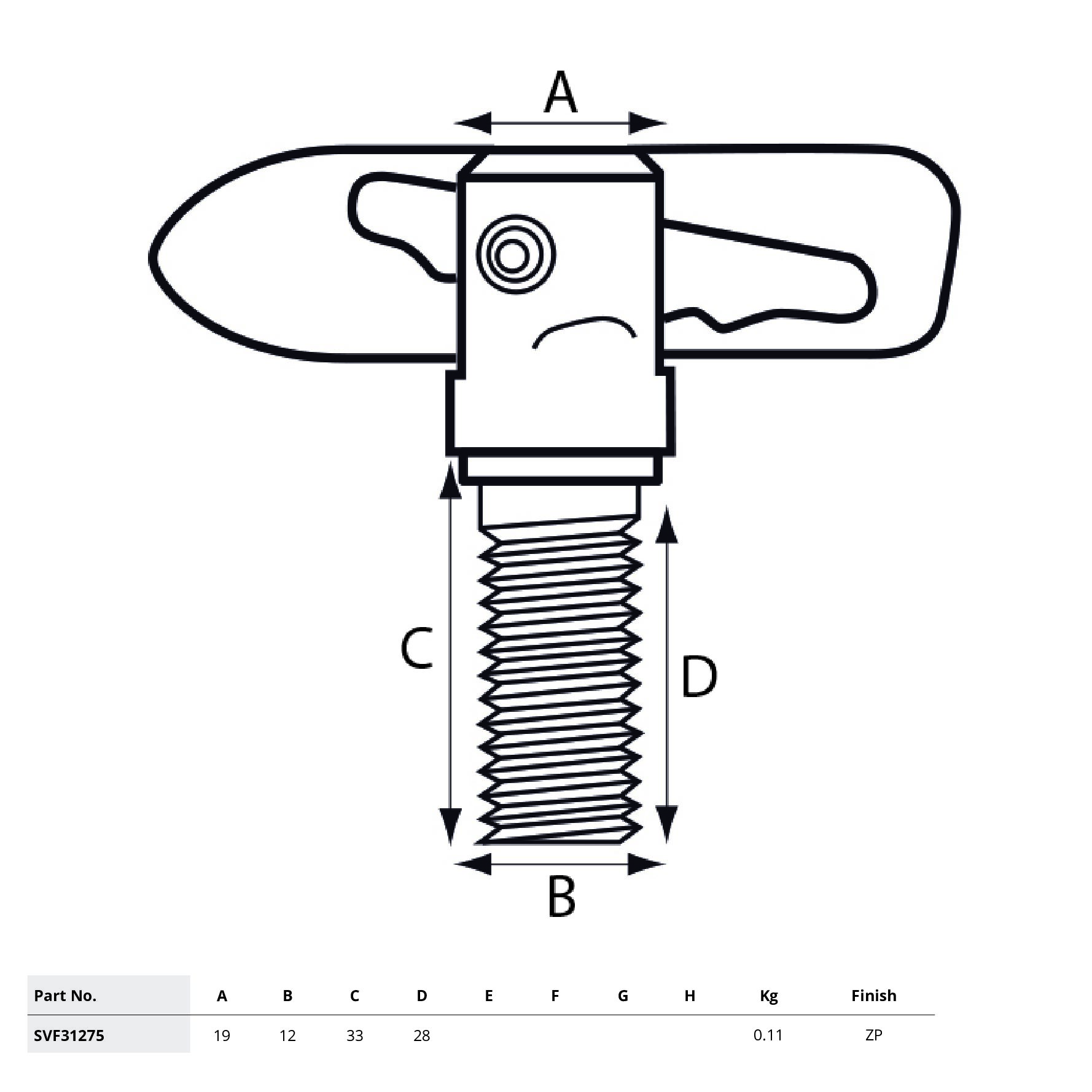 Droplock Fastener - Bolt On | Stedall Commercial Vehicle Components